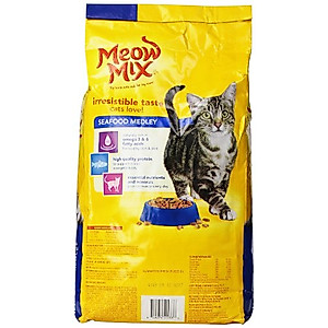 Meow Mix Seafood Medley Dry Cat Food, 6.3 Lbs