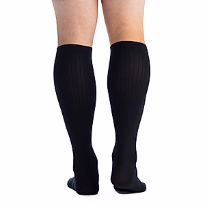 EvoNation Men’s Knee High 8-15 mmHg Graduated Compression Socks – Mild Pressure Compression Garment