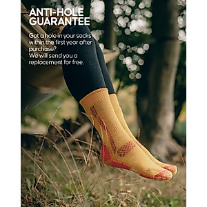 DANISH ENDURANCE Merino Wool Cushioned Hiking Socks 1-Pack for Men & Women, Made in EU, Walking, Trekking, Work, Outdoor (Wine Red, US Women 11-13 // US Men 9.5-12.5)