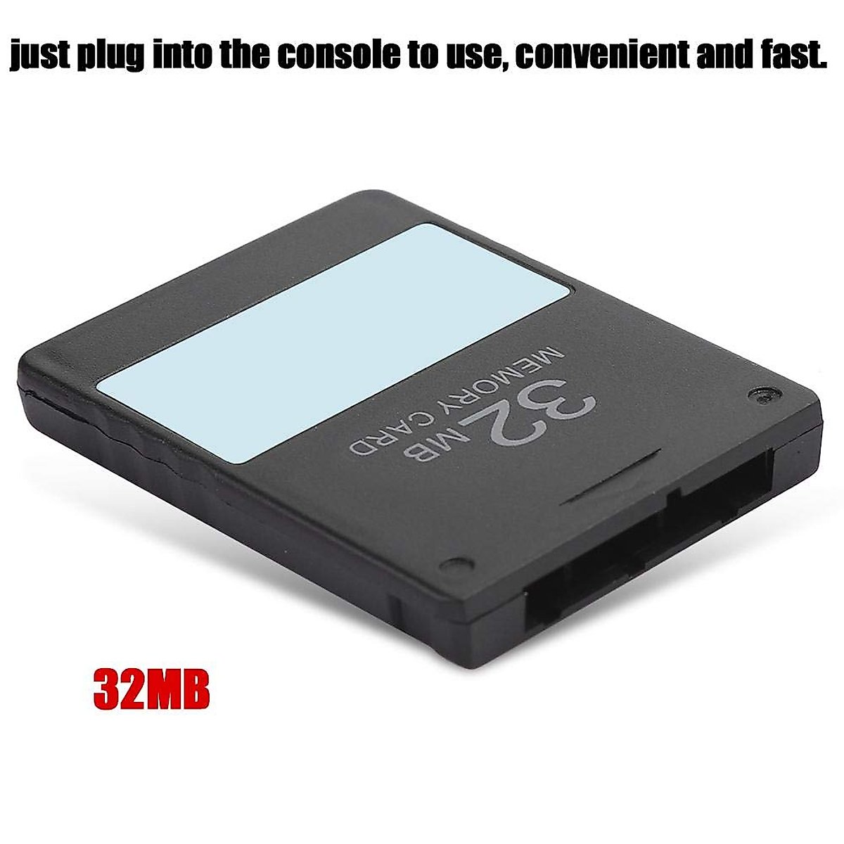 Ymiko Memory Card 8M/16M/32M/64M MCboot Memory Card Game Data Saver for PS2 Console (32M)