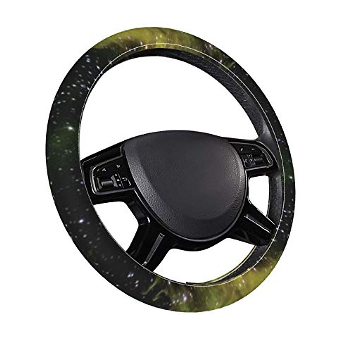 Color Universe Galaxy Leather steering wheel cover universal 15 inches