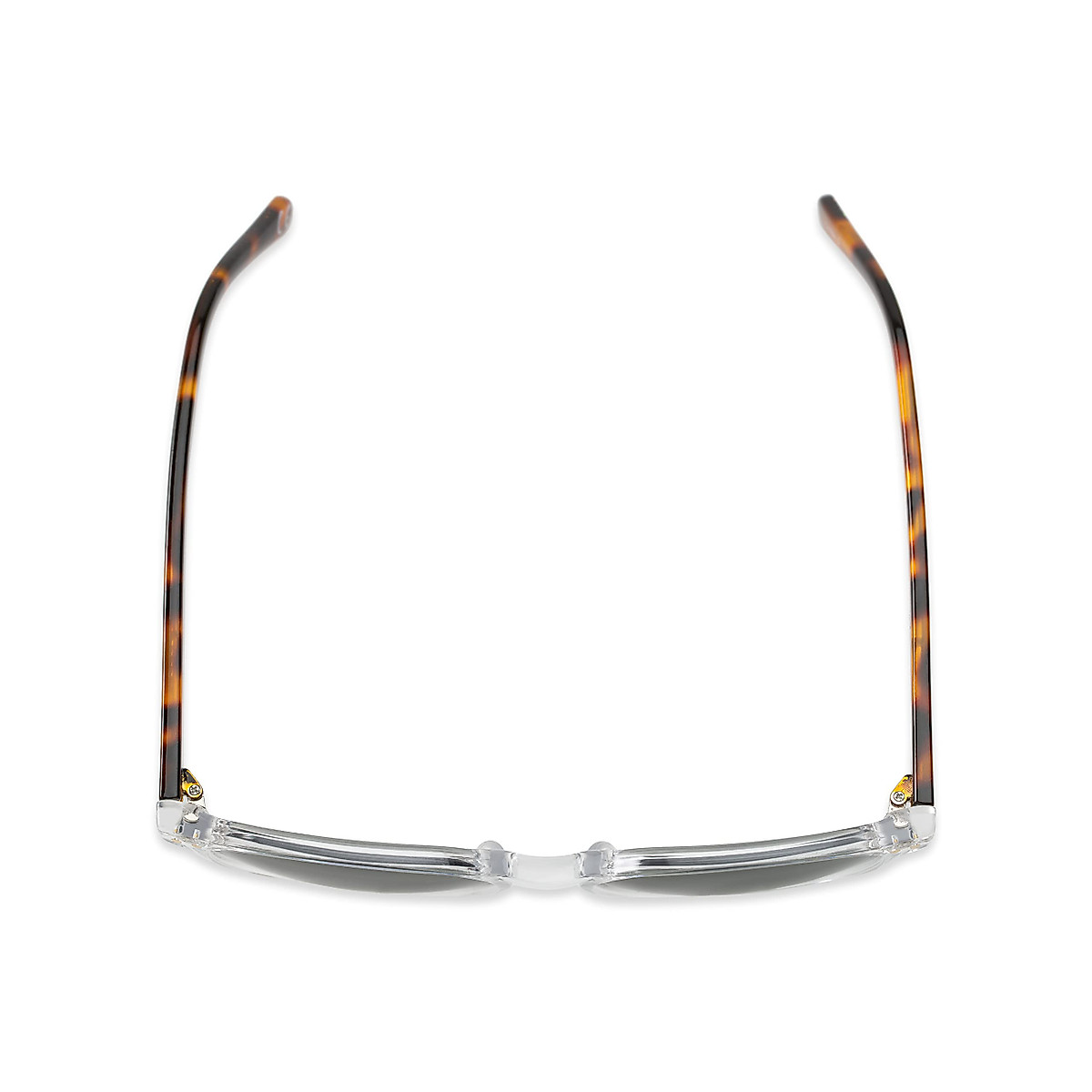 Foster Grant Sun Luv Be Smart Round Sunglasses, Crystal, 53mm (10261641.COM)