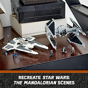 Lego Star Wars Mandalorian Fang Fighter vs. TIE Interceptor 75348 Building Toy Set, Perfect for Ages 9 and Up