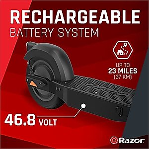 Razor C45 Electric Scooter – Up to 19.9 MPH with Cruise Control, Up to 23 Miles of Range, Foldable and Portable, Bluetooth Wireless Tech Enabled to Connect to Razor E Rides App [Amazon Exclusive]