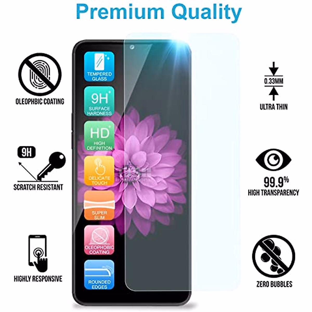 TJS for TCL Stylus 5G 2022 Case, with Tempered Glass Screen Protector, Metal Ring Magnetic Support Kickstand Heavy Duty Drop Protector Phone Case Cover (Green)