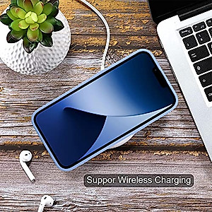 MZELQ Silicone Wallet for iPhone 14 Pro Max Case, Card Holder Camera Protection Cover for iPhone 14 Pro Max Case + Screen Protector, Card Slot Case Designed for iPhone 14 Pro Max Phone Case -Purple