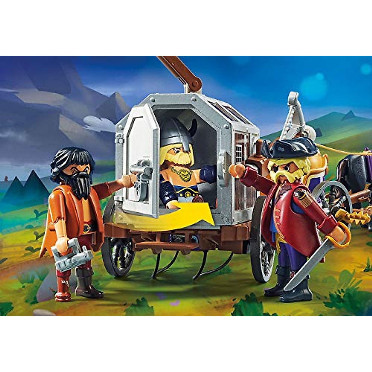 Playmobil The Movie Charlie with Prison Wagon, Multicolor, Model:70073