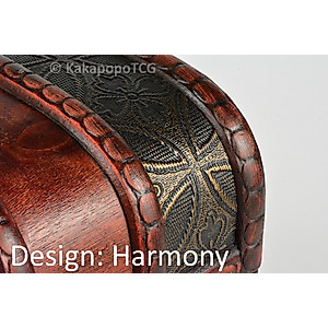 KakapopoTCG Elven Chest (Harmony) Lockable Wood Deck and Counter Box Trading Cards MTG Magic FaB TCG YGO PTCG EDH Commander Box Dice Box DnD Spell Card Box