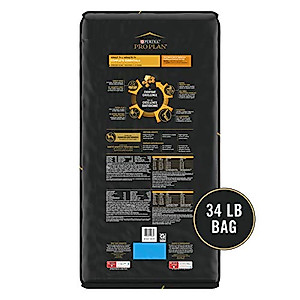 Purina Pro Plan Senior Dog Food With Probiotics for Dogs, Shredded Blend Chicken & Rice Formula - 34 lb. Bag