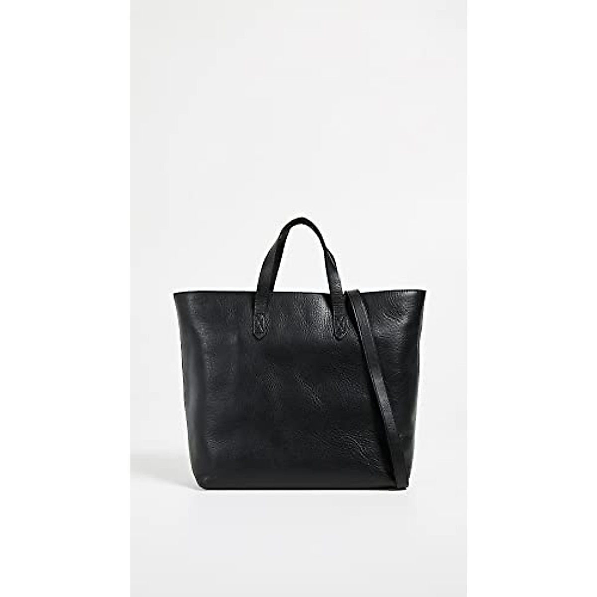Madewell Women's The Zip-Top Transport Carryall, Black/Black, One Size