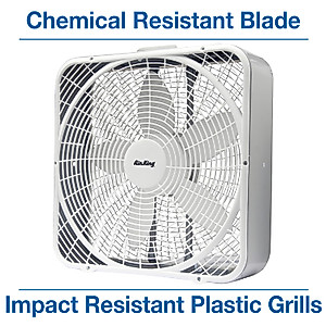 Air King 9723 20-Inch 3-Speed Box Fan , White