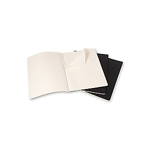Moleskine QP331 Notebook, Cahier Journal, Horizontal Rule, XXL, Black