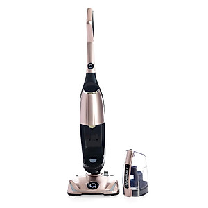 Quantum X Upright Water Vacuum Cleaner - No Filters, Telescopic Body, Pet Vacuum Cleaner and Picks Up Wet Spills, Unique Technology (Rose Gold) (Renewed)