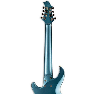 ESP 8 String LTD JR-208 Javier Reyes Signature Series Electric Guitar, Pelham Blue, Right, (LJR208PB)