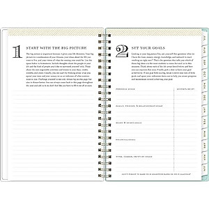2023-2024 Blue Sky Day Designer Romance Mint 5-inch x 8-inch Academic Weekly & Monthly Planner, Multicolor (142526)