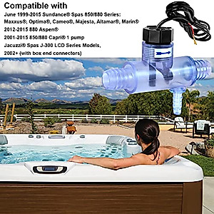 EXCELFU Flow Switch 6560-860 for Sundance Spas and Jacuzzi Hot Tub, Flow Sensor with Tee, Complete Assembly Replacement Part