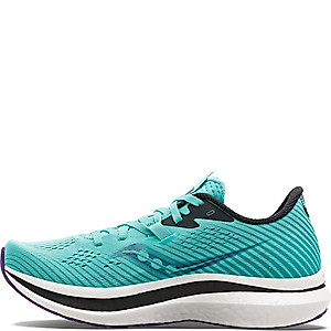Saucony Women's Endorphin Pro 2 Running Shoe, Cool Mint/Acid, 7
