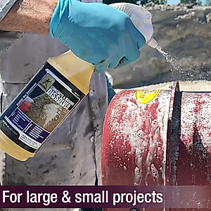 Akona Concrete & Masonry Dissolver - Removes & Softens Concrete, Mortar, Masonry, & Cement, Heavy-Duty, Great for Tools & Mixers (28 Ounce, 1)