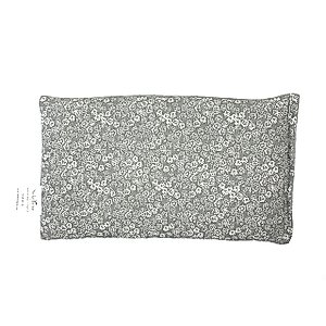 SacksyThyme Microwave Heating Pad for Cramps, Back, Neck, Shoulders, Leg Pain - Reusable Heat Pack, Hot Moist Microwavable Therapy Pack - Unscented Flaxseed Hot Compress Made in USA (Size: 12" x 7")