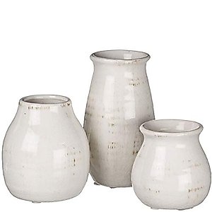 Sullivans Bud Vases, Farmhouse Decor, Mantle & Shelf Decor, Home Decorations for Living Room, Bathroom, Kitchen & Office, Coffee Table Decor, Petite Boho Vases, Rustic Decor For Your Home (CM2583)