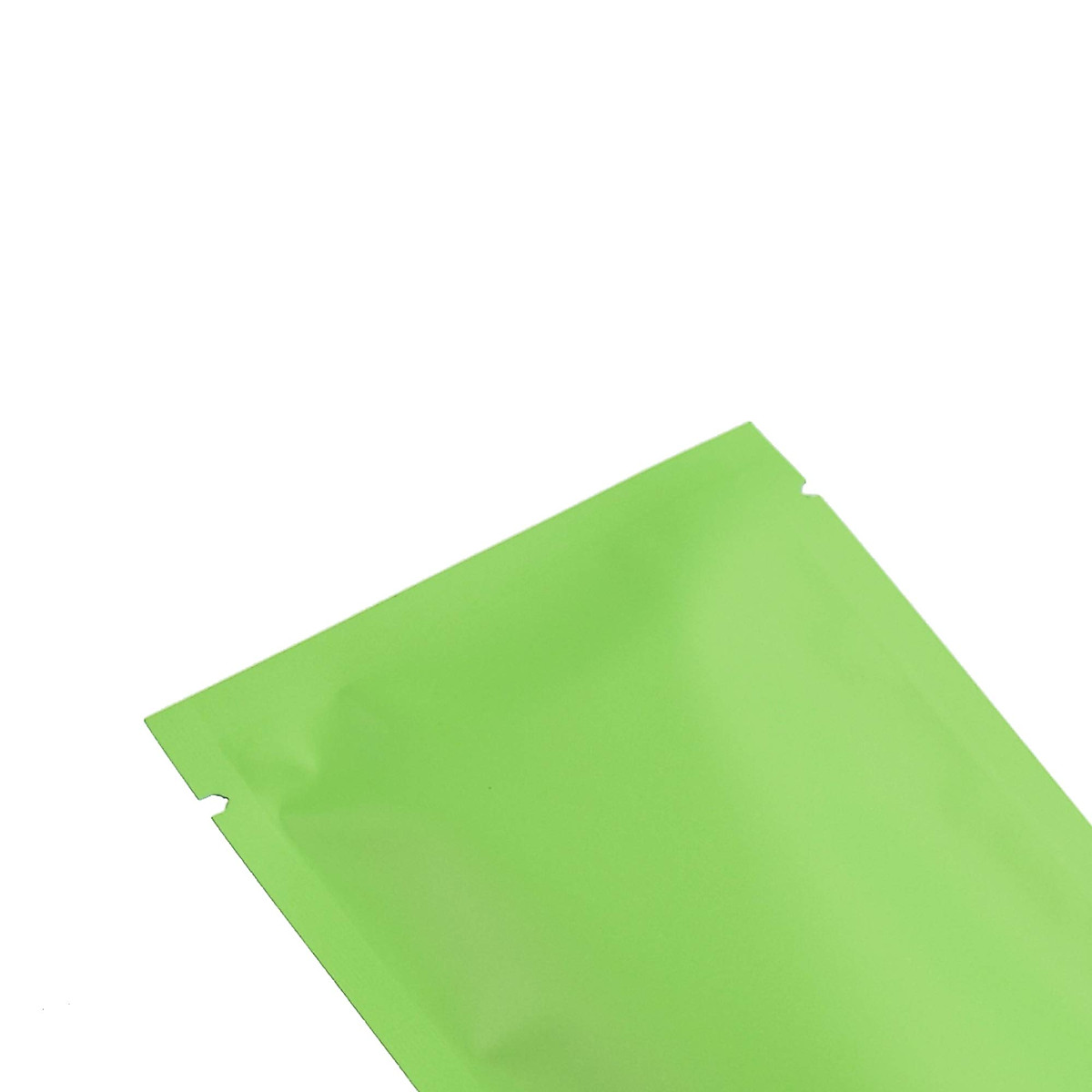 QQ Studio Matte Food-Safe Foil Heat Sealing SlickSeal™ Pouches for Confections and Candy (200 Green, 2" x 3")