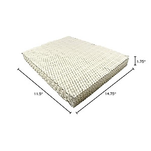 HQRP 2-Pack Wick Filter Compatible with Aprilaire 112, 136, 224, 225, 440, 445, 445A, 448 Humidifiers, Replacement for Aprilaire # 12