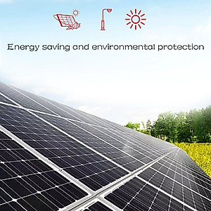 MYRRHE Solar Panel 200w 12v Charging Board Power Generation Panel 18v photovoltaic Panel 100W Home car with Controller Monocrystalline150w(18vrechargeable12vbattery)