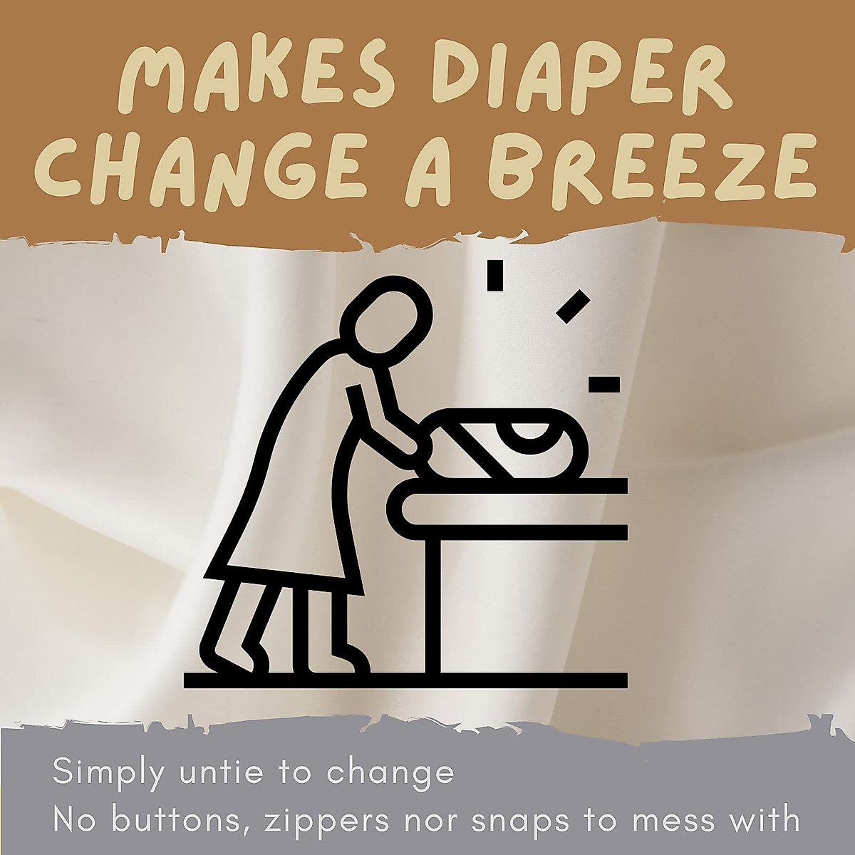 Terriboo Newborn Baby Boy Long Sleeve Sleeper Gown Coming Home Outfit Nightgown Hat Set 0-3 month (Green)