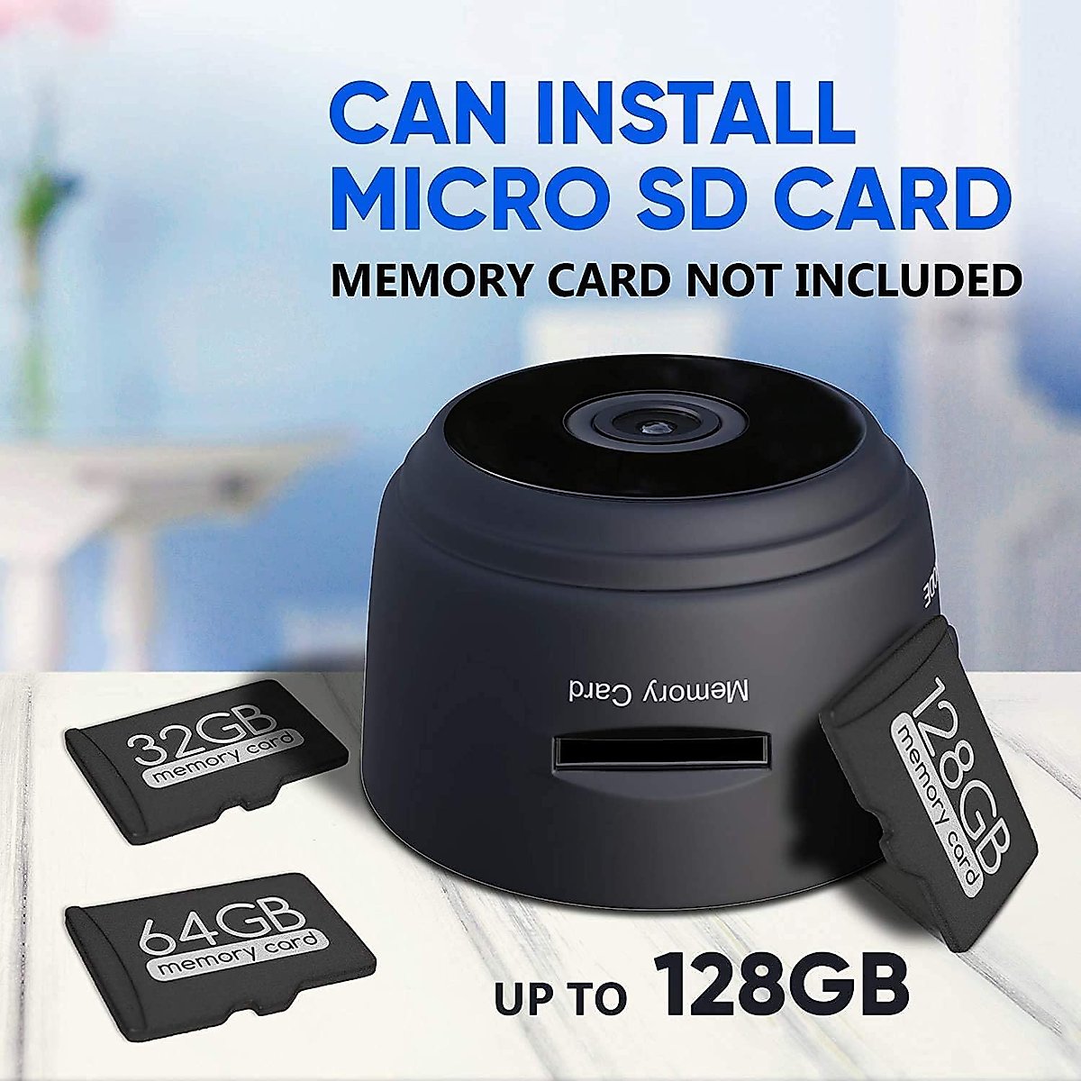LUOWAN 2021 New Mini Camera 1080P Hidden Camera， Video Live Feed WiFi Wireless Cameras，with Night Vision Motion Detection1