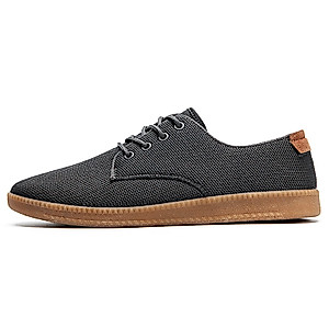 Mens Dress Shoes Sneakers Mesh Oxfords Grey Business Comfort Breathable Loafers Size 11 Casual Minimalist Workout Tennis Flat