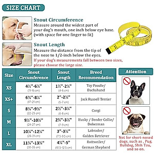 Dog Muzzle, Soft Mesh Covered Muzzles for Small Medium Large Dogs, Poisoned Bait Protection Muzzle with Adjustable Straps, Prevent Biting Chewing and Licking