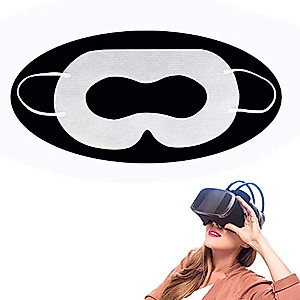 YinQin 100 PCS Universal Disposable VR Mask Sanitary VR Eye Cover Mask for VR, VR Eye Mask Cover, Disposable VR Face Mask VR Mask Sanitary (White)