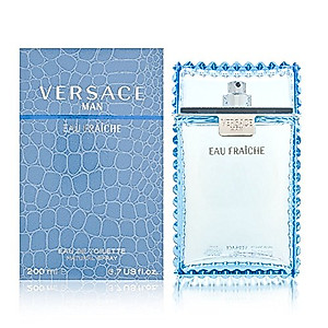 Versace Man by Versace - Eau Fraiche Eau De Toilette Spray (Blue) 6.7 oz