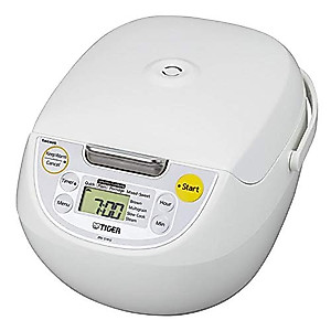 Tiger JBV-S10U Micom Rice Cooker with Tacook Cooking Plate - 5.5Cups - Made in Japan