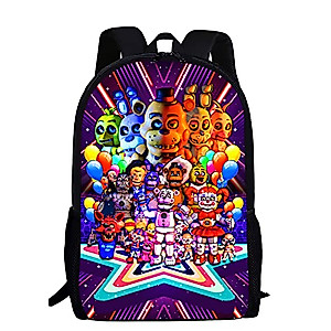 MOSKUTZ 3D Print Anime Backpacks Cartoon Game Backpack Fashion Anime Backpack Game Travel Bags 17 Inch A