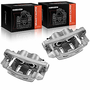 A-Premium Disc Brake Caliper Assembly with Bracket Compatible with Ford Excursion 2000-2005 F-250 Super Duty F-350 Super Duty 1999-2004 Front Left and Right Side 2-PC Set