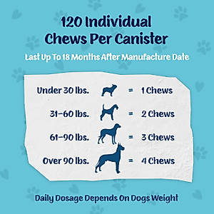 Texas Pet Company Natural Flea and Tick Prevention for Dogs Pills - Dog Flea and Tick Treatment Chewable Supplement - Oral Flea Treatment for Dogs Flea Pills Defense - All Breeds & Ages - Made in USA