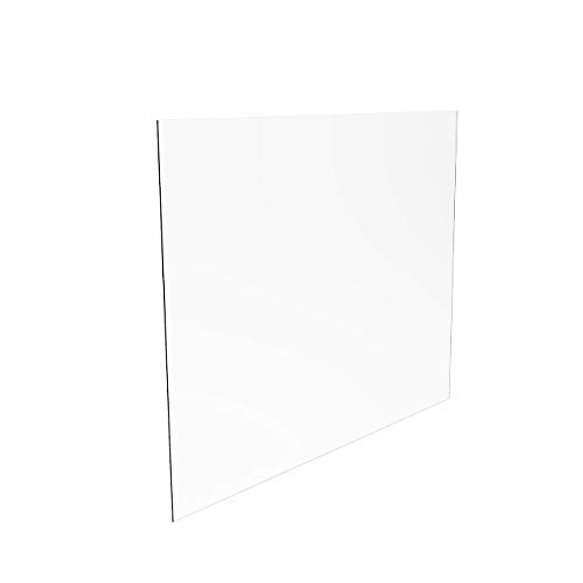 FixtureDisplays® 22x28" Clear Transparent Acyrlic Plexiglass Lucite 1/8" (3mm) Thickness Sneeze Shield DIY Panel 10076-22 * 28"-NF