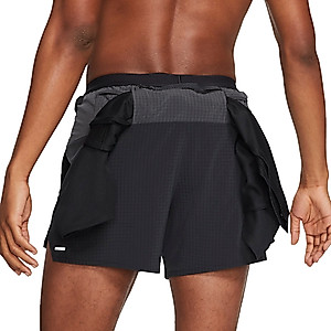 Nike Dri-FIT Flex Stride Men's Trail Shorts (as1, Alpha, m, Regular, Regular, Black/Dark Smoke Grey/White)