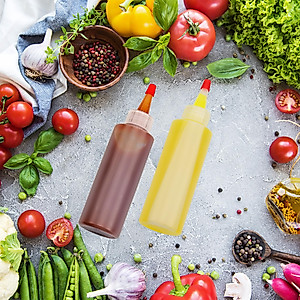 Cornucopia Brands 4oz HDPE Plastic Squeeze Bottles w/Yorker Tips (6-Pack), Empty Refillable Bottles for Arts, Crafts & Kitchen (6-Pack)