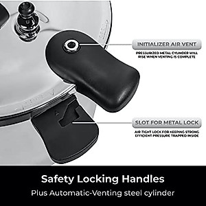 Denali Canning 23 Quart Pressure Canner & Cooker | Induction Compatible | Pressure Gauge & Pressure Regulator | Aluminum & Stainless Steel | Denali is a USA Company