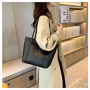 KAMLISSYVV Tote Bag For Women, Handbags, Big Capacity Handbag, Fashion Crossbody Bag Handbag Bag, 2023 New Durable Handbag-(Black)