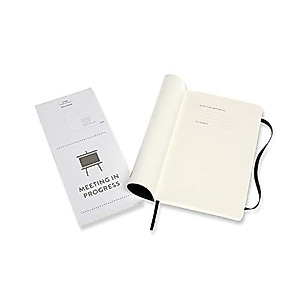 Moleskine PRO Notebook, Soft Cover, Large (5" x 8.25") Professional Project Planning, Black, 192 Pages