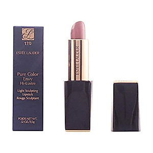 Estee Lauder Pure Color Envy HiLuster Light, No. 120 Naked Ambition, A medium coverage sculpting lipstick, 0.12 Ounce