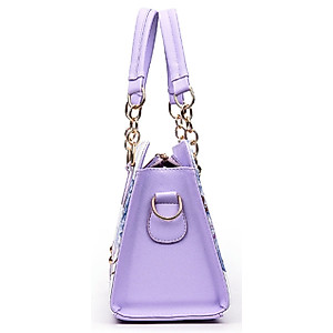 Zzfab Purple Floral Purse