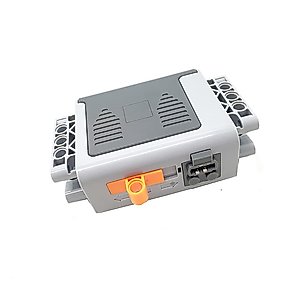 NIIZ Power Functions Motor Set, 8 Pieces Science and Technology Motor Power Function Kit, Including 3 Motors Power Pack Remote Control Battery Box Extension Cord Set