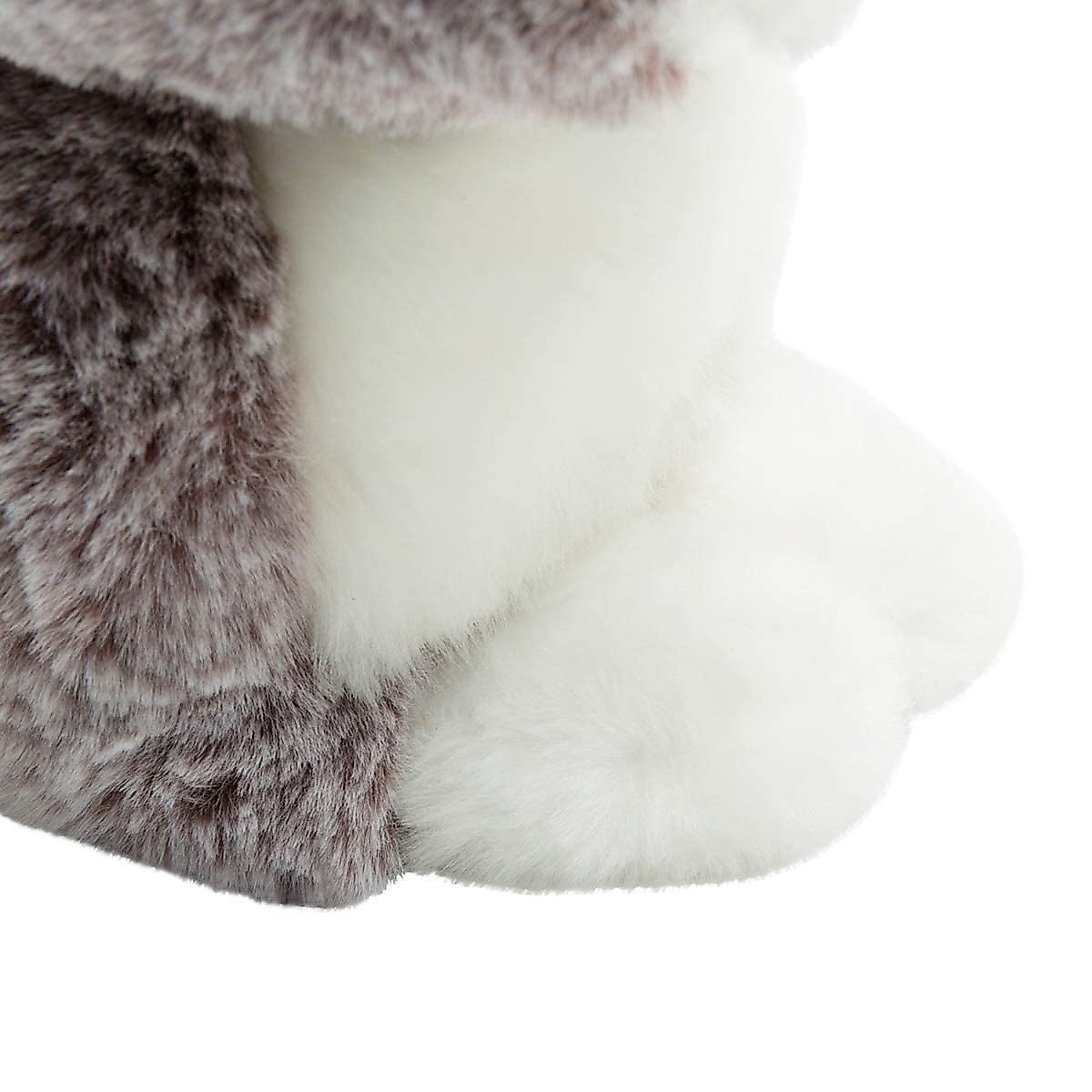 HollyHOME Plush Rabbit Stuffed Animal Easter Super Soft Realistic Wild Bunny 10 Inches Brown