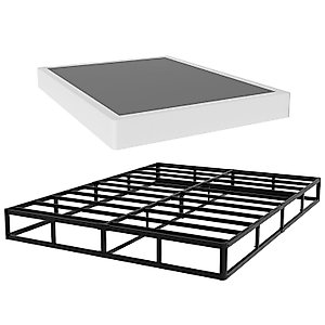 YORMDMO 7 Inch Queen Box Spring, High Profile Queen Size Box Spring Only, Sturdy Metal Frame Mattress Foundtion, Easy Assembly, Noise-Free