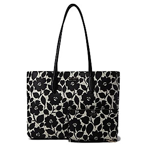 Kate Spade New York All Day Rosy Garden Large Tote Black Multi One Size