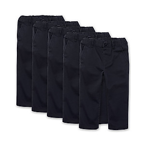 The Children's Place Baby Boys and Toddler Boys Skinny Chino Pants, New Navy, 3T